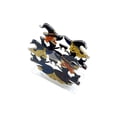 Acrylic Tissue Holder with Ghost Pattern Decorative Painted Design ...