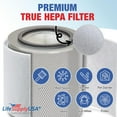 LifeSupplyUSA True HEPA Filter Replacement Compatible with Austin Air ...
