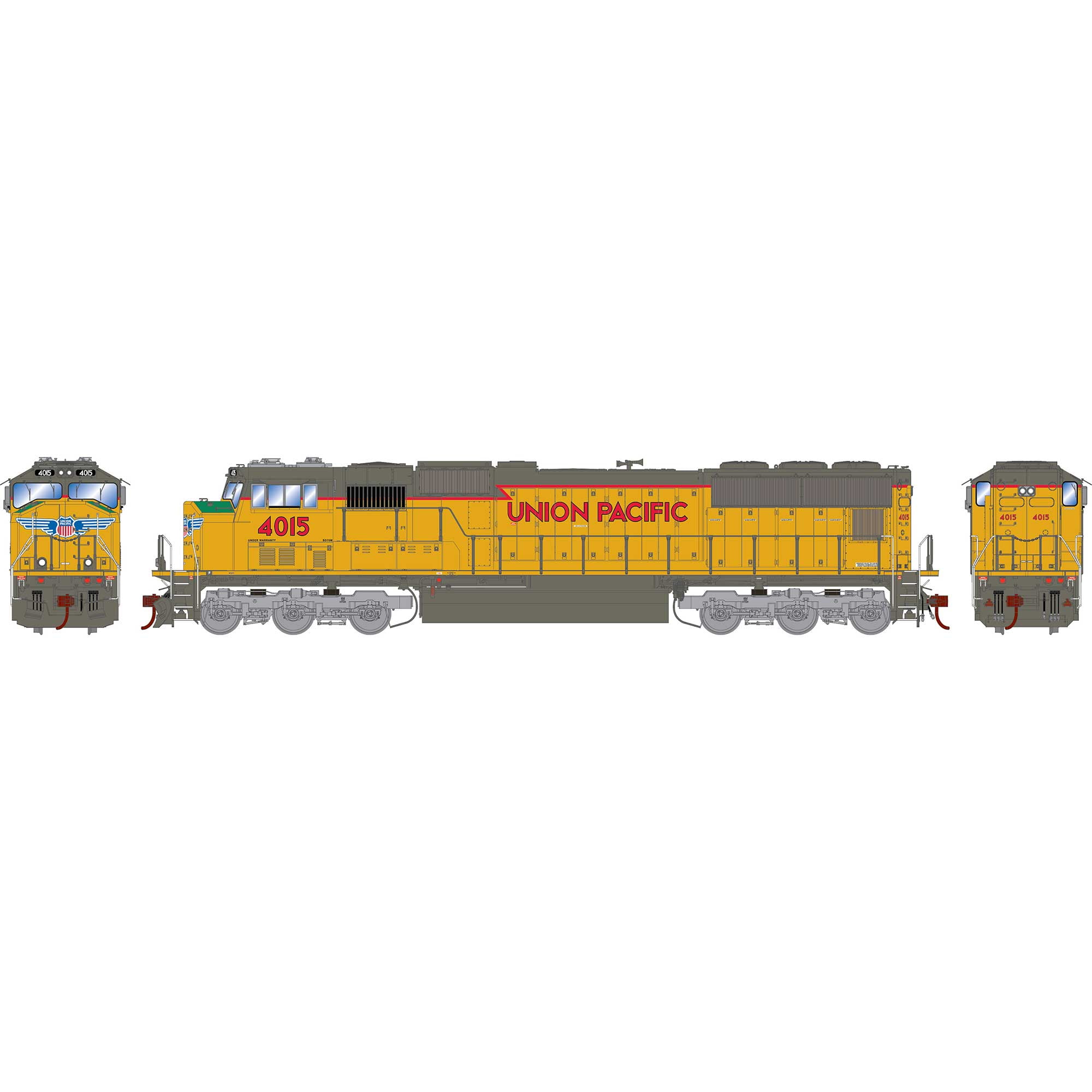 Athearn HO SD70M Union Pacific #4015 ATHG75722 HO Locomotives - Walmart.com