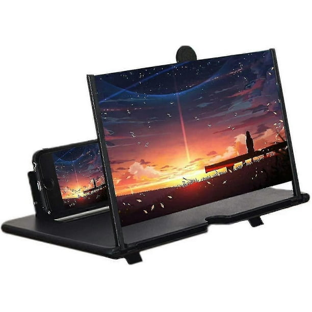12" Screen Magnifier, 3d Hd Mobile Phone Magnifier Projector Screen ...