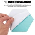 12 Pcs Felt Hexagon Message Board Self adhesive Wall Memo Board ...