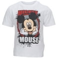 Disney Mickey Mouse Boys Short Sleeve Graphic Tee Shirt 3 Pack, Toddler ...