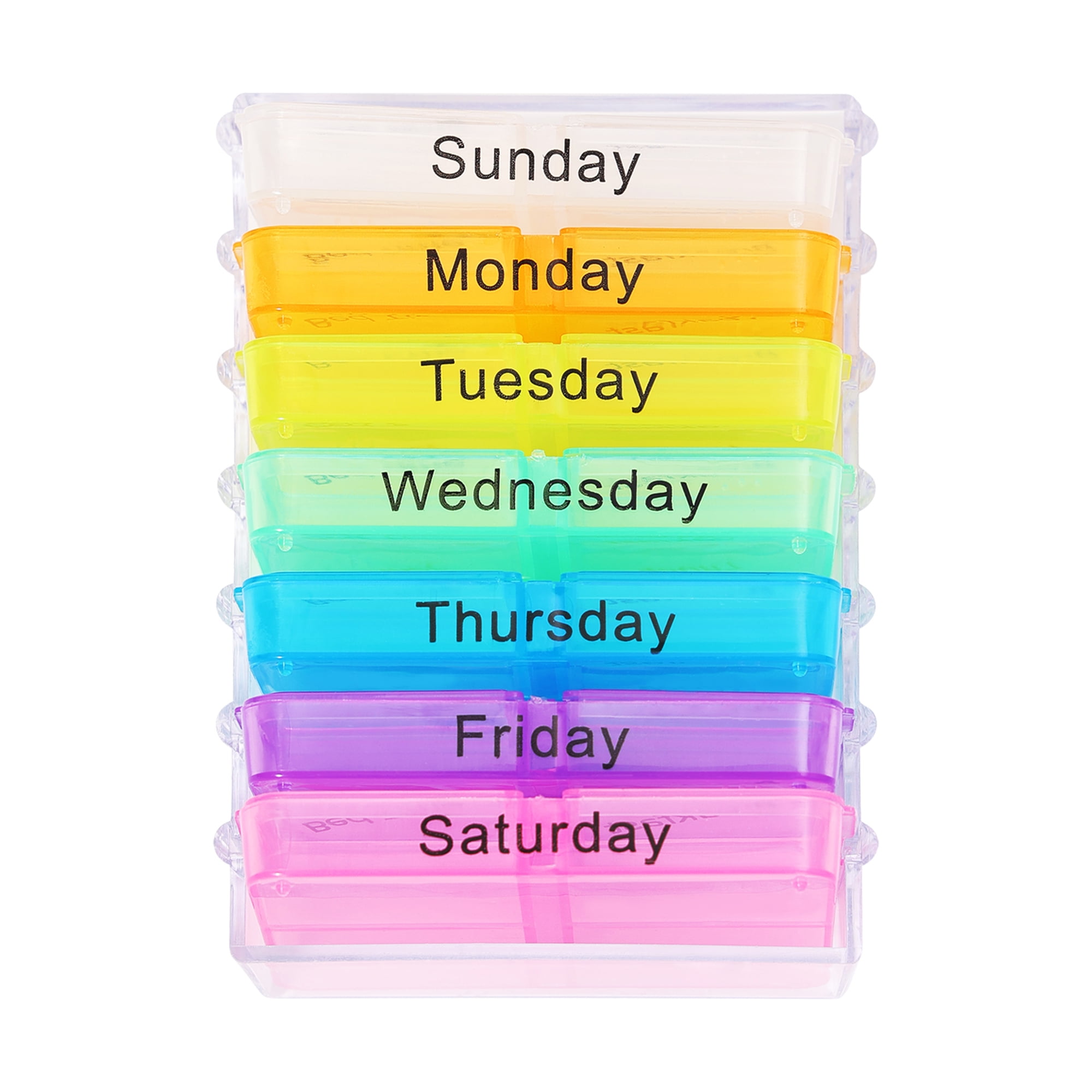 AMILIEe Weekly Daily Pill Organizer Prescription And Vitamin Medicine amiliee-weekly-daily-pill-organizer-prescription-and-vitamin-medicine