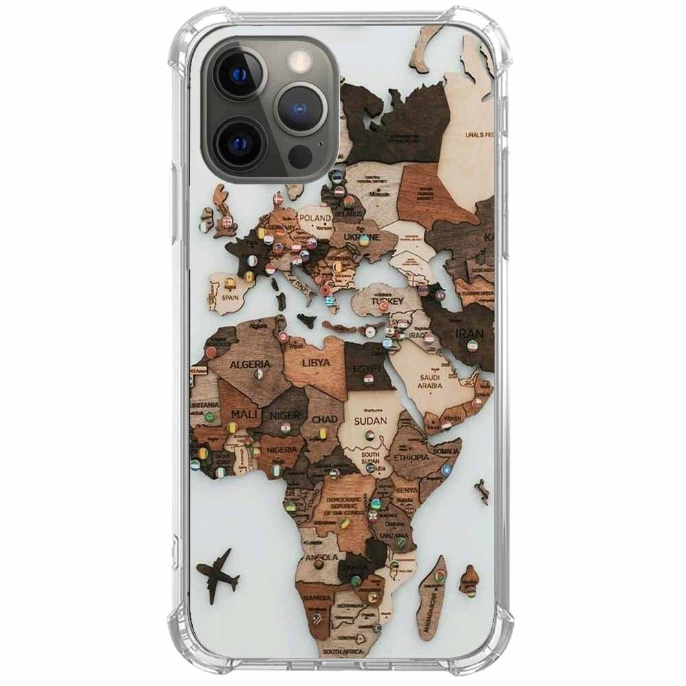 African Continent Collage Case for iPhone 11 Pro ,Aesthetic Art Design ...