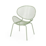 GDF Studio Poynes Outdoor Metal Mesh Shell Chairs, Set of 2, Matte ...