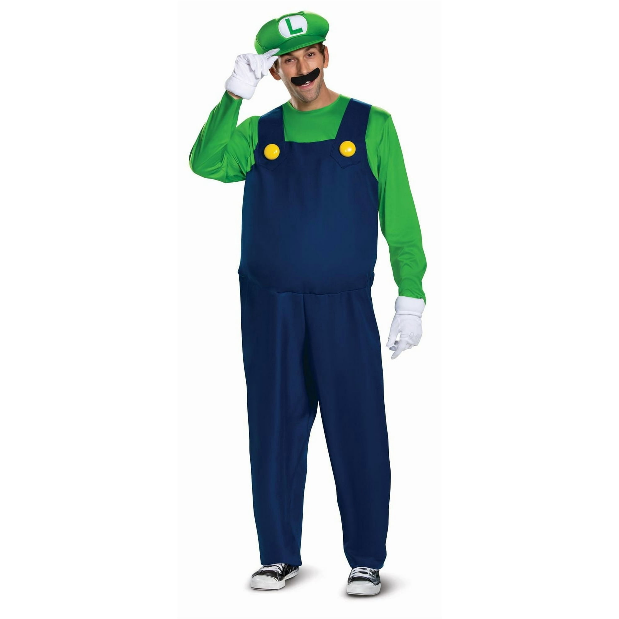 Click here for Disguise Luigi Deluce Adult Costume Xl prices