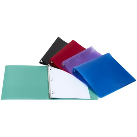 Poly Binder, 1-Inch, Assorted Colors (Case of 12) - Walmart.ca