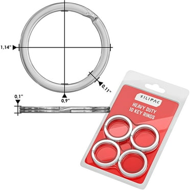 Specialist ID 100 Pack - Heavy Duty 1.25 Inch Key Rings - Rust-Proof ...