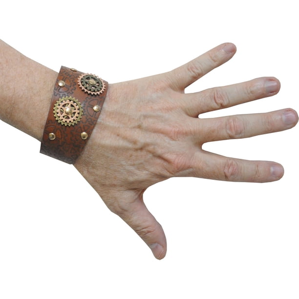 Steampunk Wrist Cuffs Adult Halloween Accessory - Walmart.com