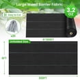 Weed Barrier Fabric, 6x300ft Landscape Fabric, 3.2oz Heavy Duty Durable ...