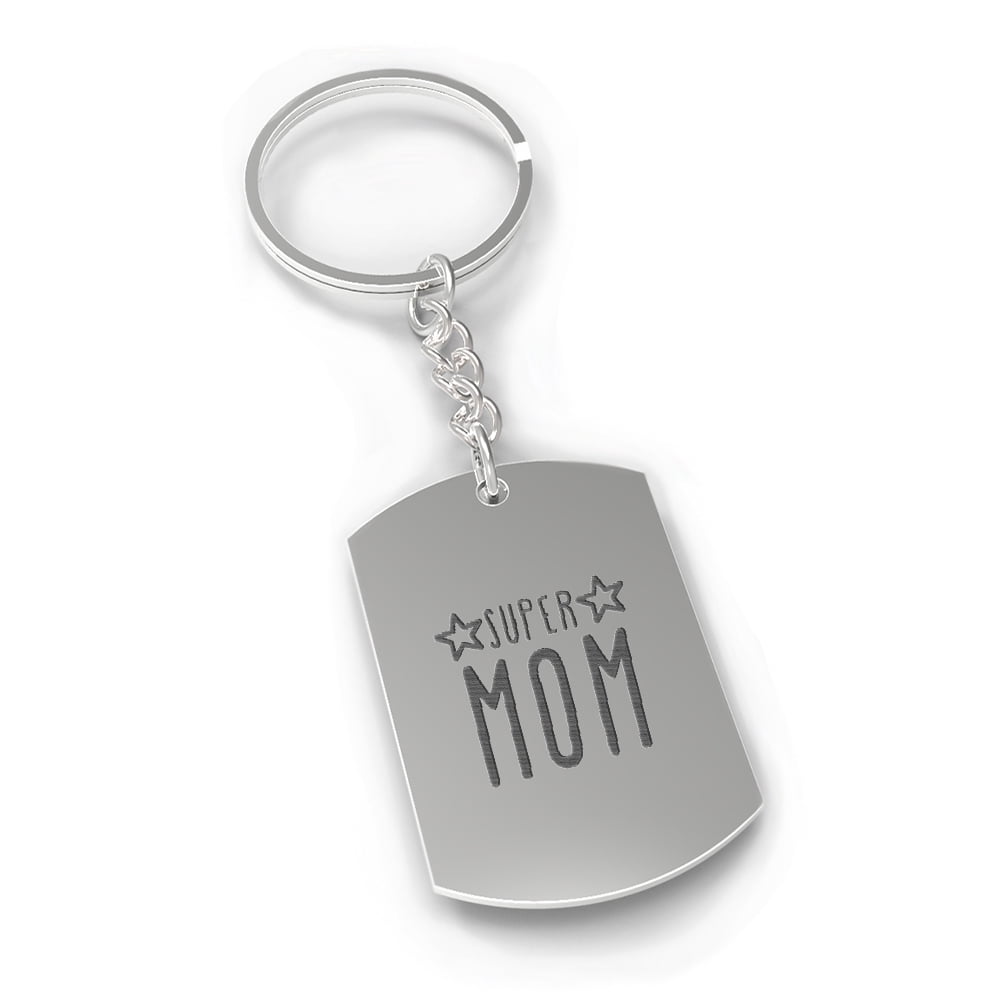 Super Mom Heart Shaped Keychain Perfect Mothers Day Or Christmas Gifts ...