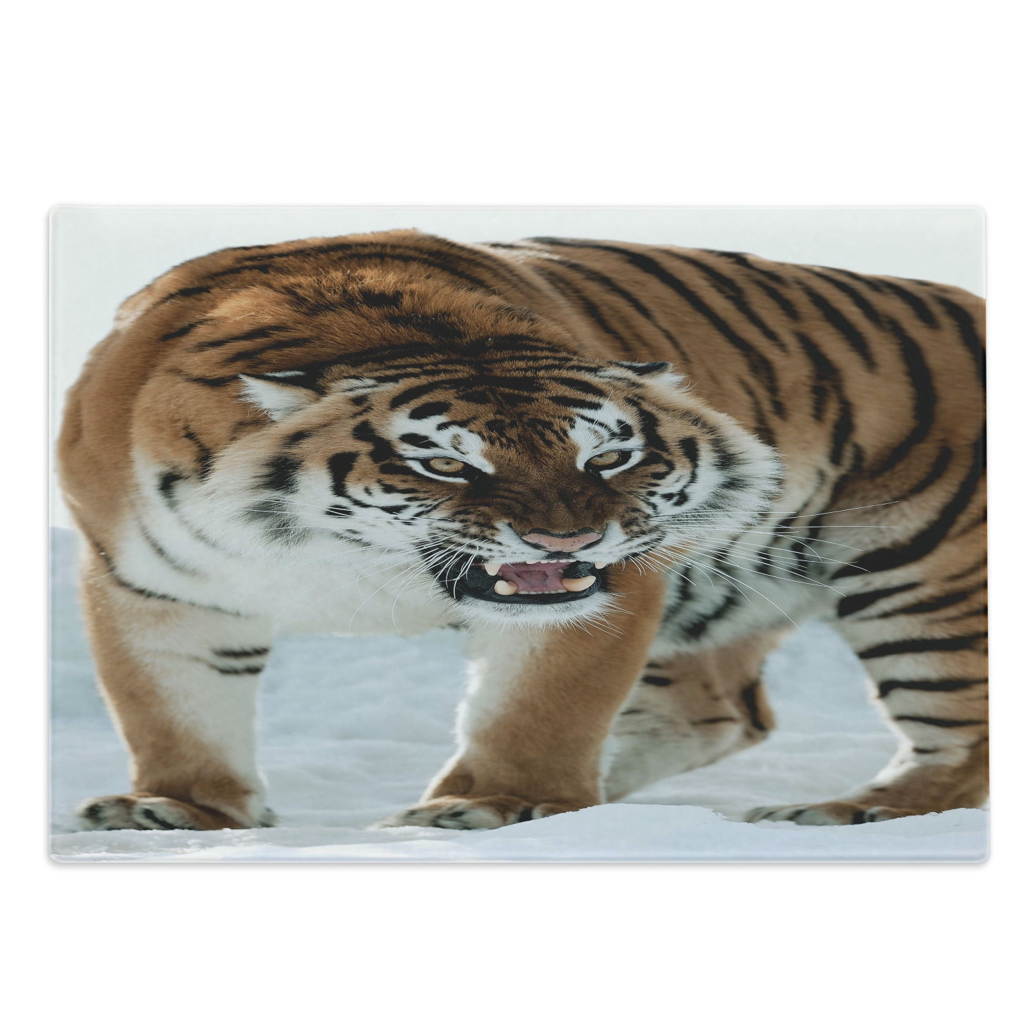 Tiger Cutting Board, Close-up of Panthera Tigris Altaica Siberian Giant ...