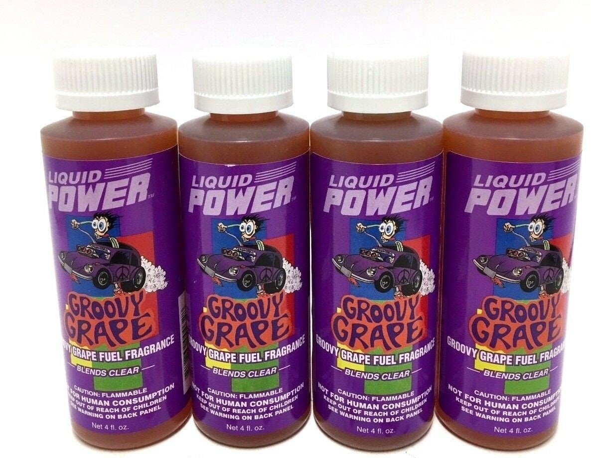 Power Plus Lubricants 4 PACK Groovy Grape Fuel Fragrance For Car ...