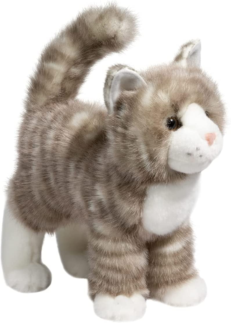 Douglas Zipper Grey Tabby Cat Plush Stuffed Animal - Walmart.com