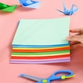 100 Sheets Colorful Paper Folding Paper Double Sided Square Paper Easy ...