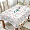 60x60in Square Printed Tablecloth Easy-Care Decorative Table Cloth for ...