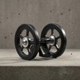 Lazsy Aluminum Alloy Push Wheel Assembly Metal Axle Folding Bike ...