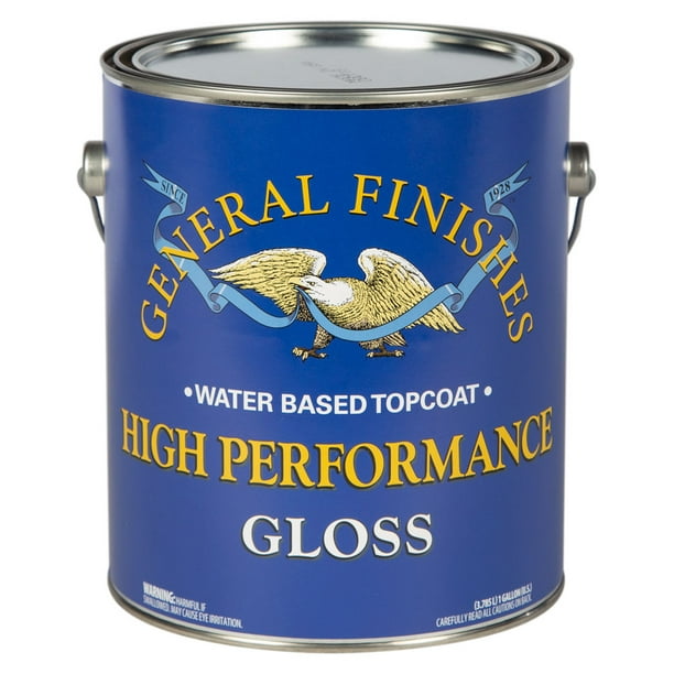 General Finishes, High Performance Polyurethane Topcoat, Gloss, Gallon ...