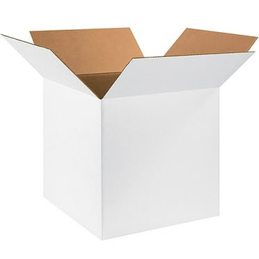 ZoroSelect Corrugated Boxes, 18" x 18" x 18", White, 20/Bundle ...