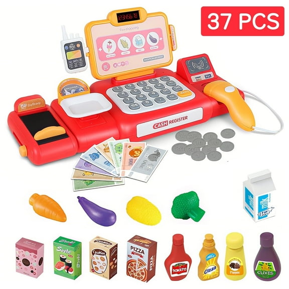 Target Toy Checklane Cash Register + Accessories Kids Playset - Walmart.com