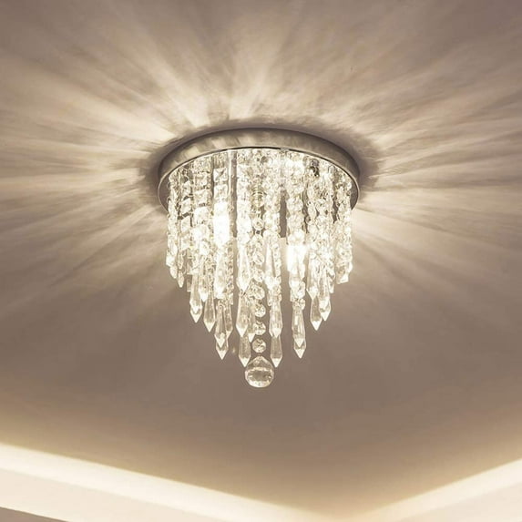 Modern Chandelier Crystal Ball Fixture Pendant Ceiling Lamp H10.43" X ...
