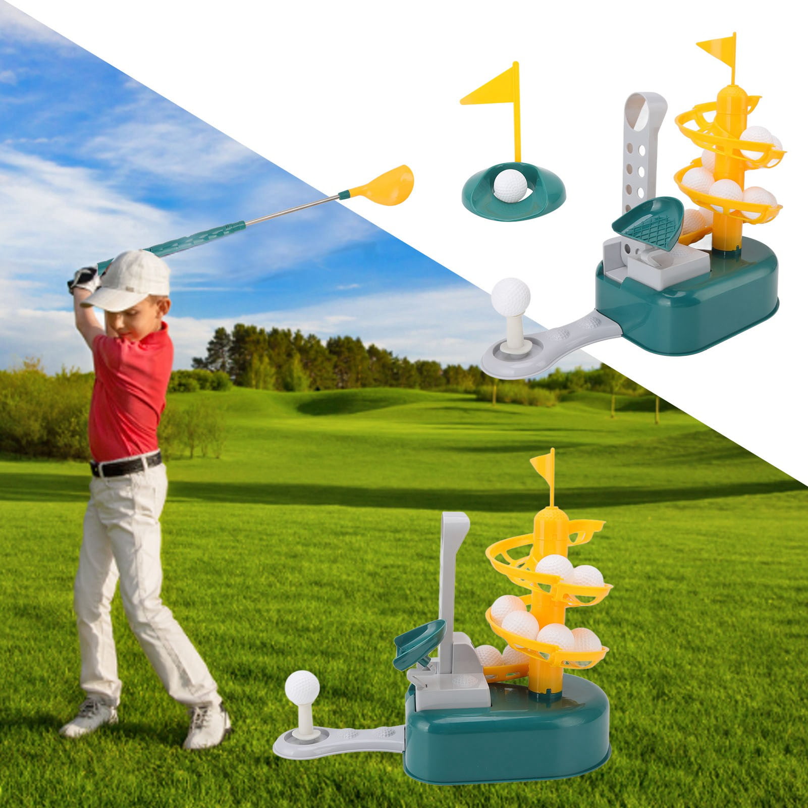 Vobor Funny Kids Golf Toy Set for 3 Years Old Above, Ball Game Play Set ...