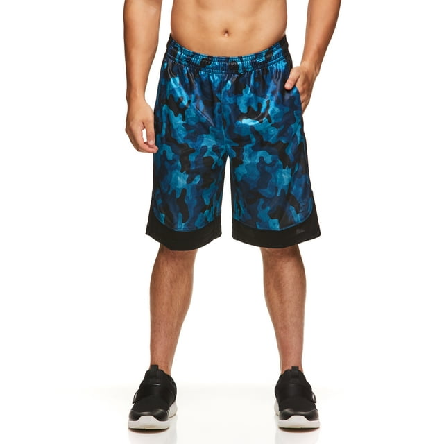 AND1 Men's Active 11" All Court Basketball Shorts with Camo Print, up ...