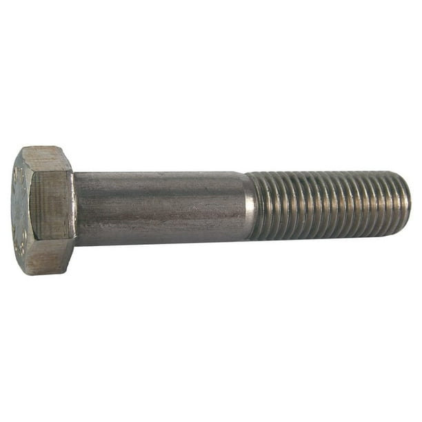 M10-1.50 x 50mm Hex Head Cap Screws, Stainless Steel A4, Plain Finish ...
