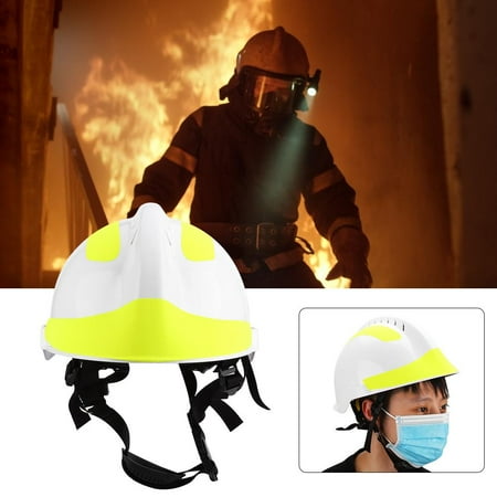 Ymiko Fire Safety Hat, Professional Safer Comfortable Rescue Hard Hat ...