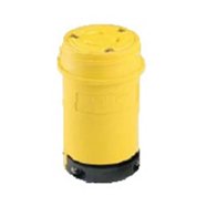 Leviton 000-515CR-000 3 Wire Rubber Grounding Connector, 15Amp, Black ...