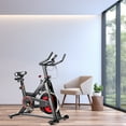 Stationary Exercise Magnetic Cycling Upright Bike 30Lbs Flywheel Home ...