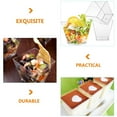 50 Pcs Party Dessert Cups Plastic Appetizer Containers Portable Ice ...