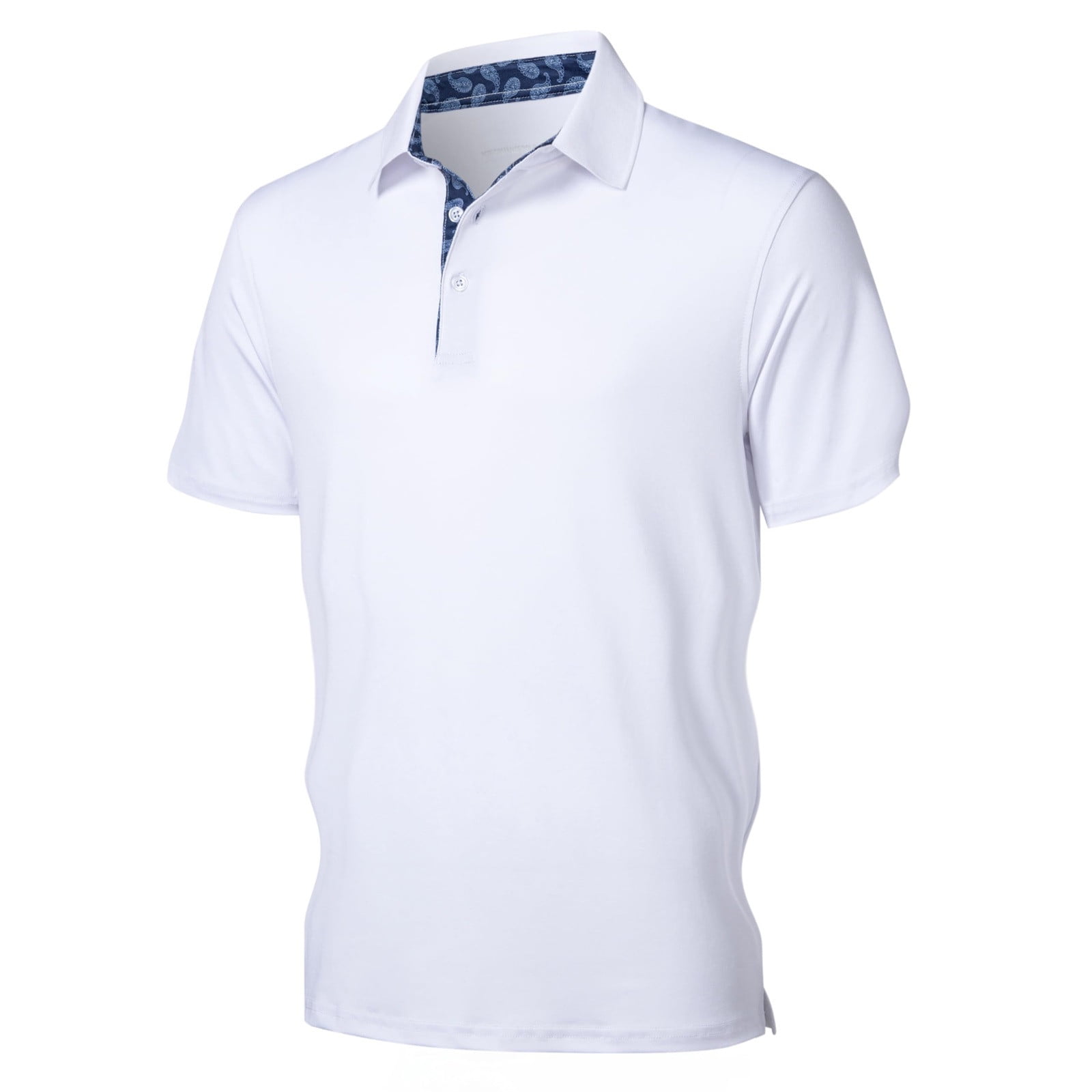 Click here for Chengzi Adult Men Polo Shirt Short Sleeve Button T... prices