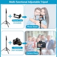 Mydepot Ring Light Kit: 9 with Stand, Phone Holder, 50 Tripod, Remote ...