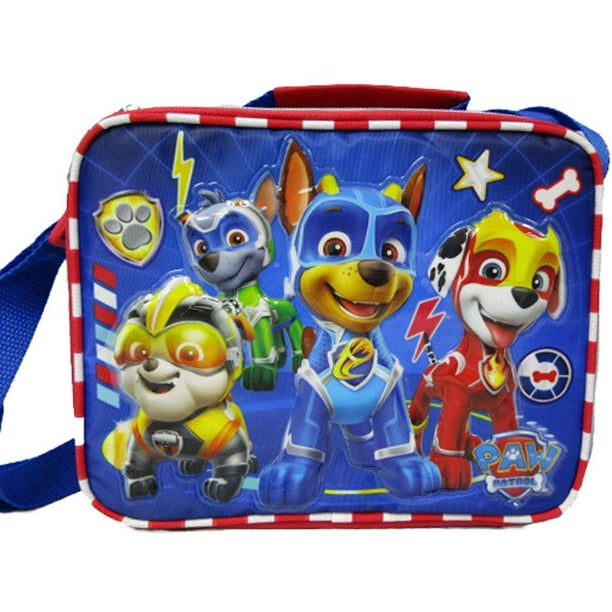 Paw Patrol - Mighty Pups Insulated Lunch Bag with Adjustable Shoulder ...
