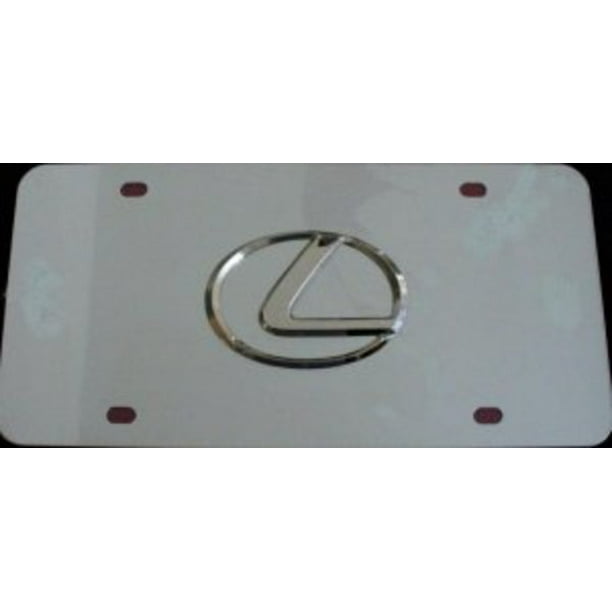 Lexus 3D Stainless Steel License Plate - Walmart.com - Walmart.com
