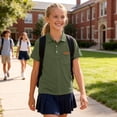 ATORRE Boys Back to School Outfits Short Sleeve Casual Collared Button ...