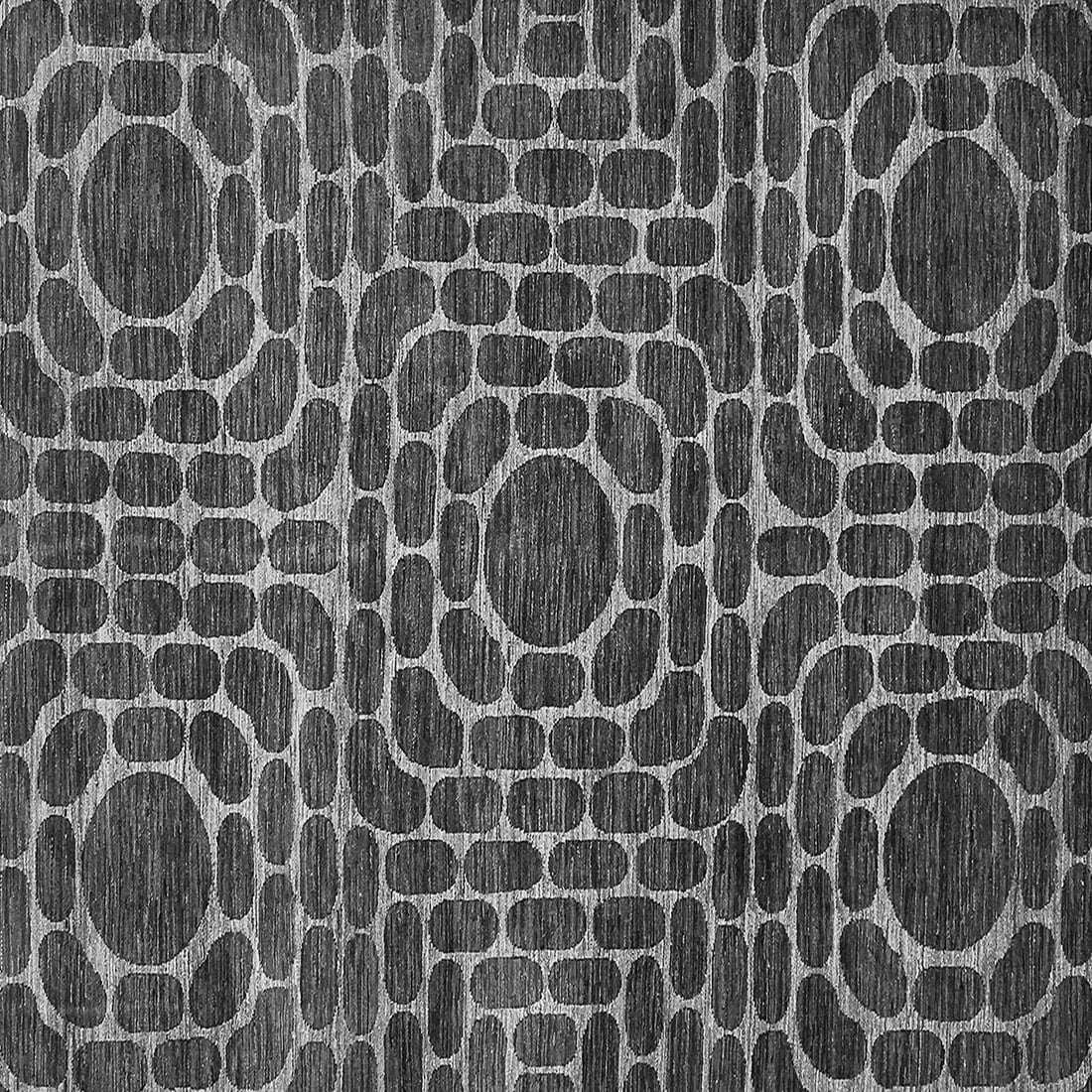 Ahgly Company Indoor Square Abstract Gray Modern Area Rugs, 4' Square ...