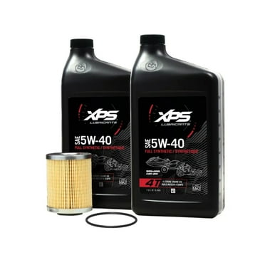 Free Shipping! BRP Can-Am 5W-40 XPS Synthetic Blend Oil Change Kit for ...