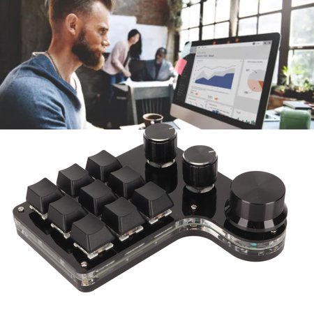 Mini Keypad, Widely Used DIY Programmable 9 Key One Handed Keypad With ...