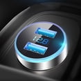 Car Charger Splitter, 3.1A Dual USB Fast Charging Adapter for Mobile ...