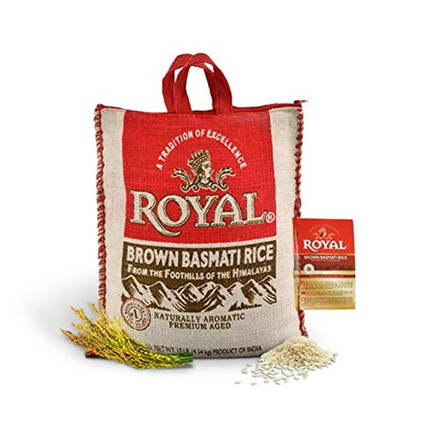 Royal Brown Basmati Rice, 10 lb - Walmart.com