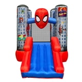 Spider-Man Inflatable Bouncer with Slide & Heavy-Duty Blower, for Kids ...