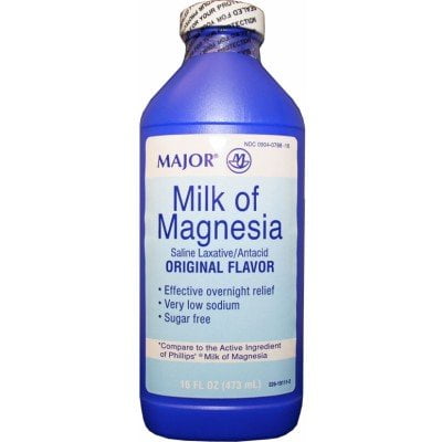 Major Pharmaceuticals- Milk Of Magnesia, 16floz Liquid - Walmart.com