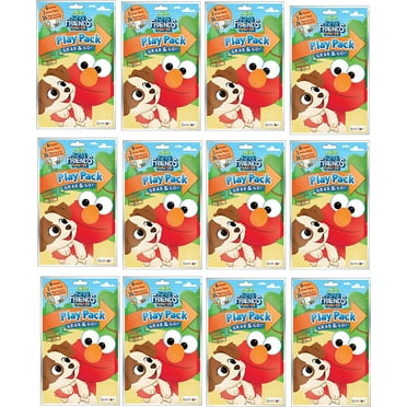 60 PCS Sesame Street Elmo Self-inking Stamp Birthday Party Favors ...