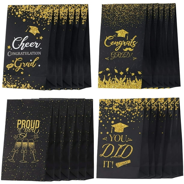 2021 Graduation Gift Bags Congrats Treat Bags Goodie Candy Bags with ...