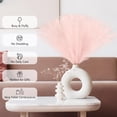 Artificial Pampas Grass 50 PCS Pink Short Floral Branches Vase Filler ...