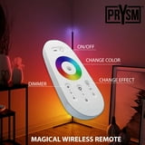 Wise Home Products Prysm RGB Color Changing Floor Corner Lamp, Aluminum ...