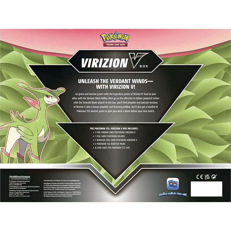 Virizion Pokemon Card