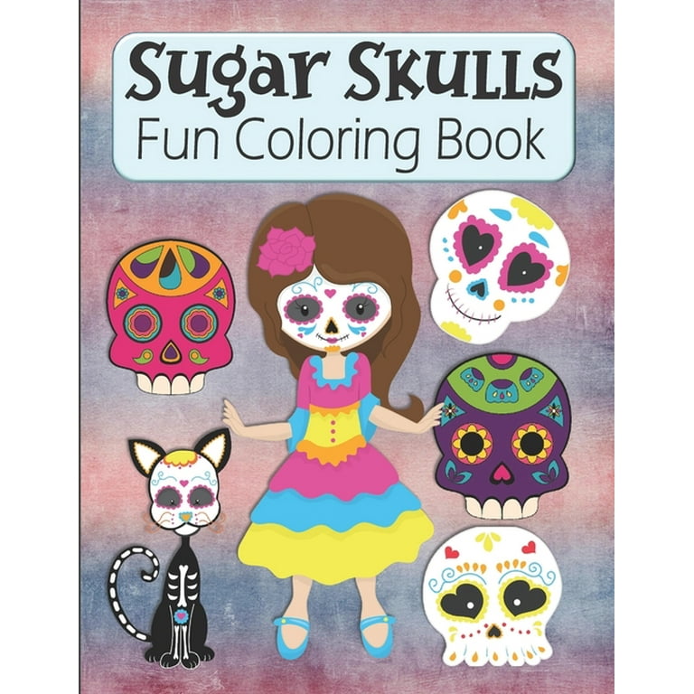 Cute Skulls Coloring Pages